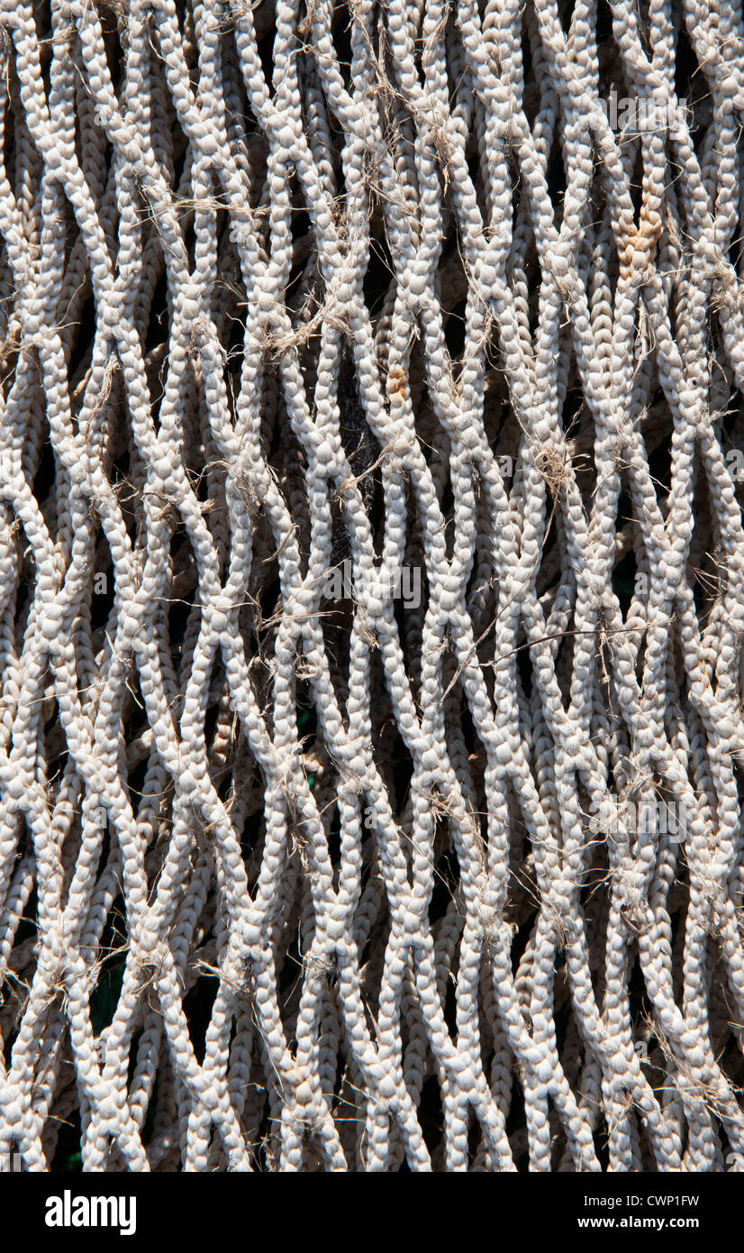 Italy, Province of Venice, Background of fishing net Stock Photo - Alamy