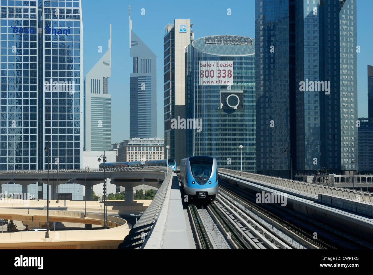 Subway in Business District, Dubai, UAE, United Arab Emirates, South ...