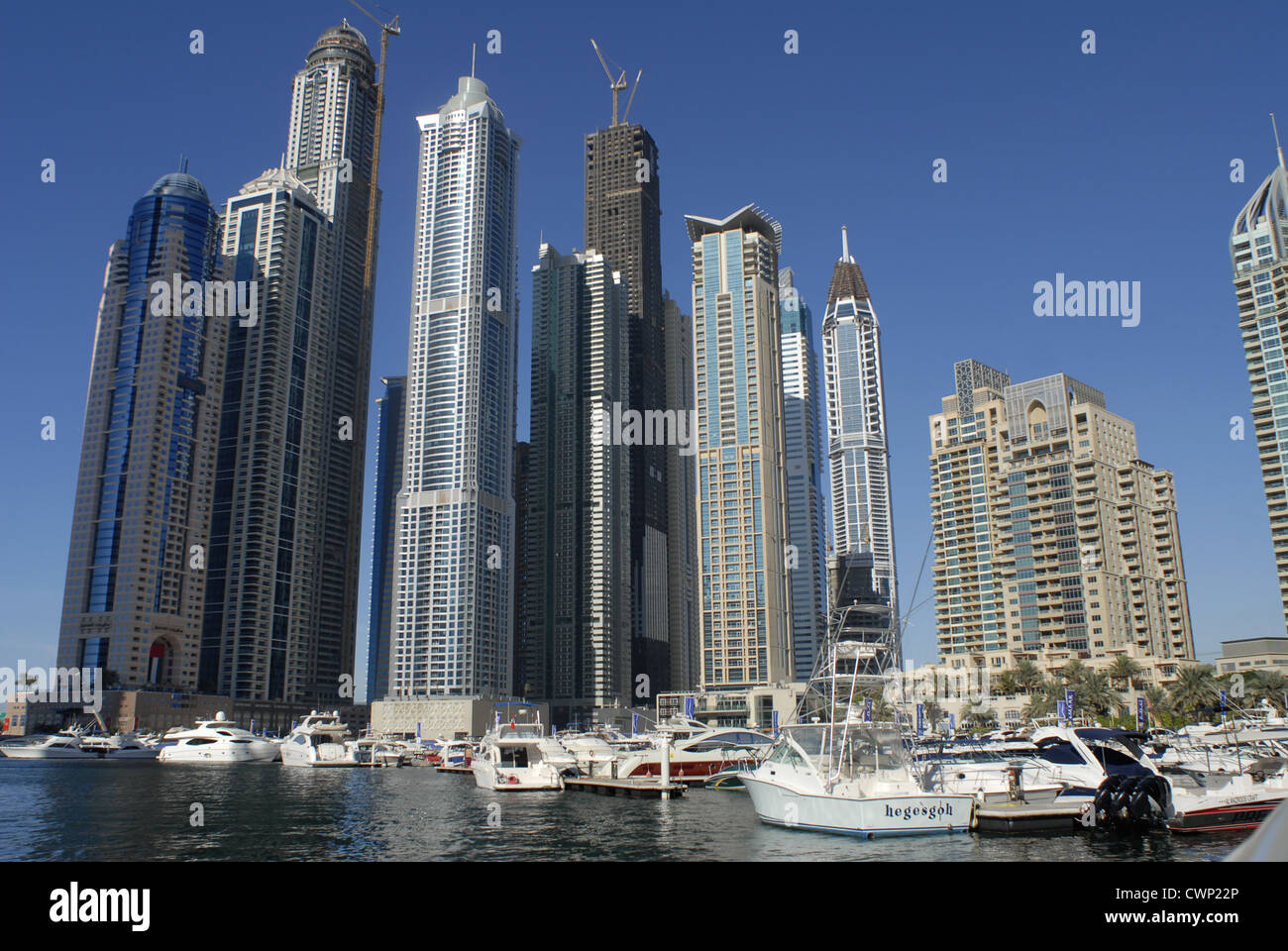 Dubai Marina District, Dubai, UAE, United Arab Emirates, South East ...