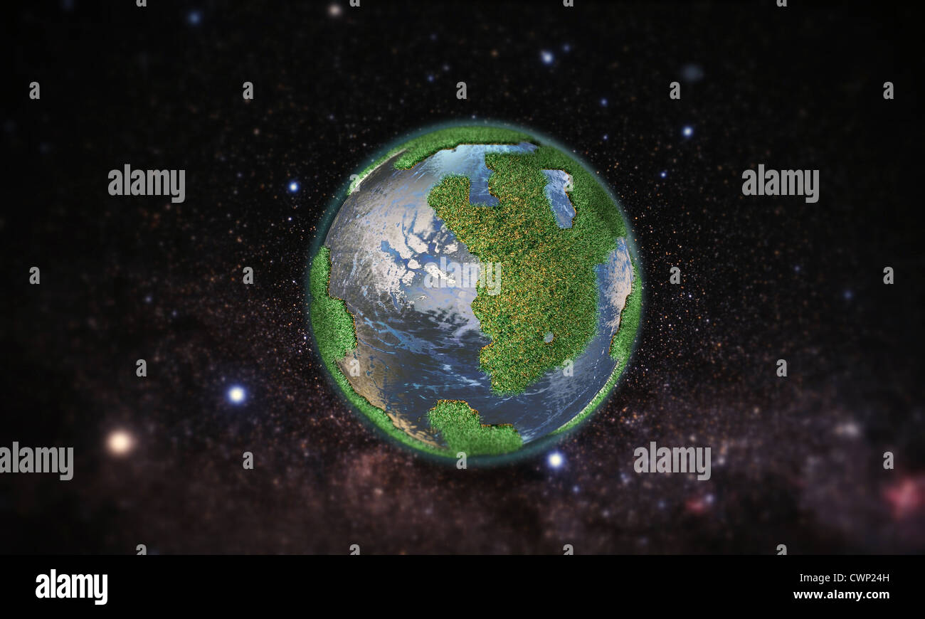 little green planet Stock Photo - Alamy