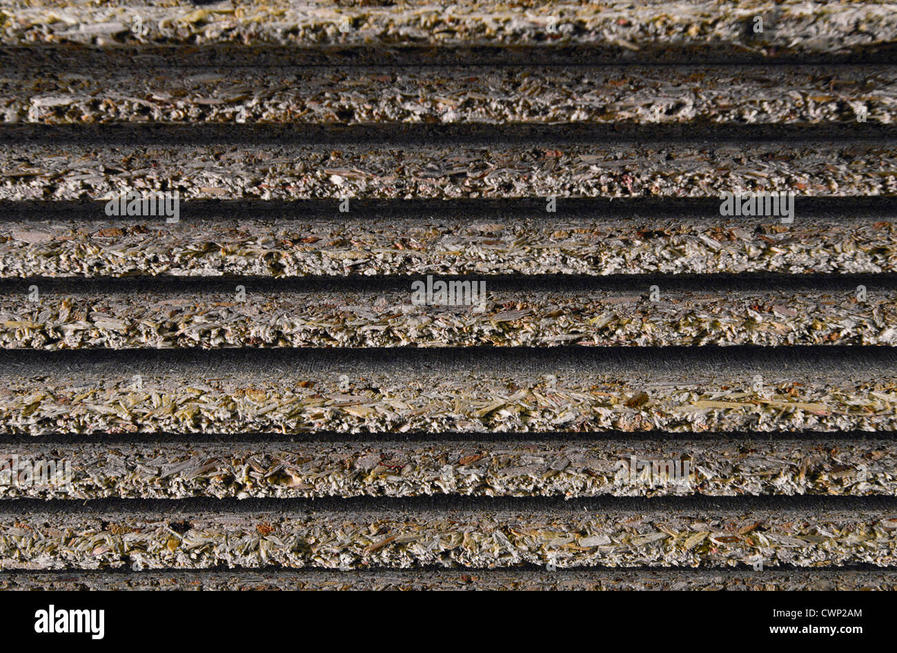 Stack of oriented strand - chipboard Stock Photo - Alamy