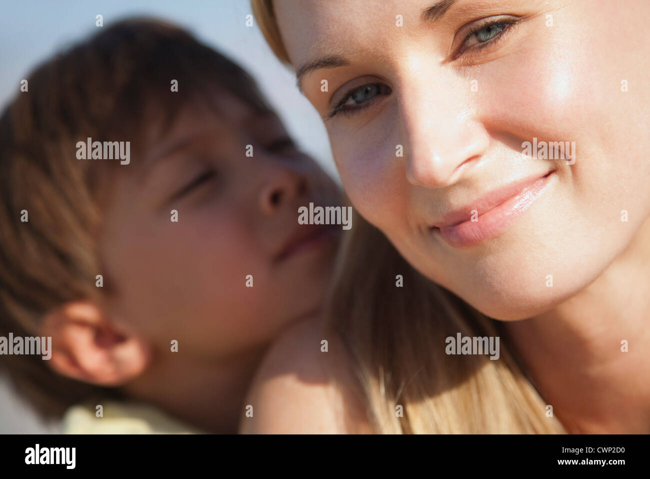 Mother and son, portrait Stock Photo - Alamy