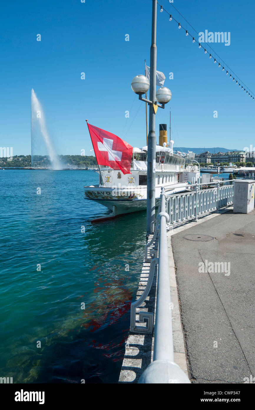 Water jet lake geneva hi-res stock photography and images - Alamy