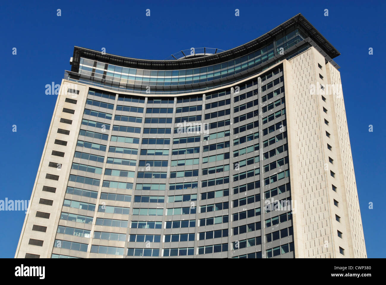 Empress State Building, Hammersmith, London, UK. Low angle Stock Photo ...