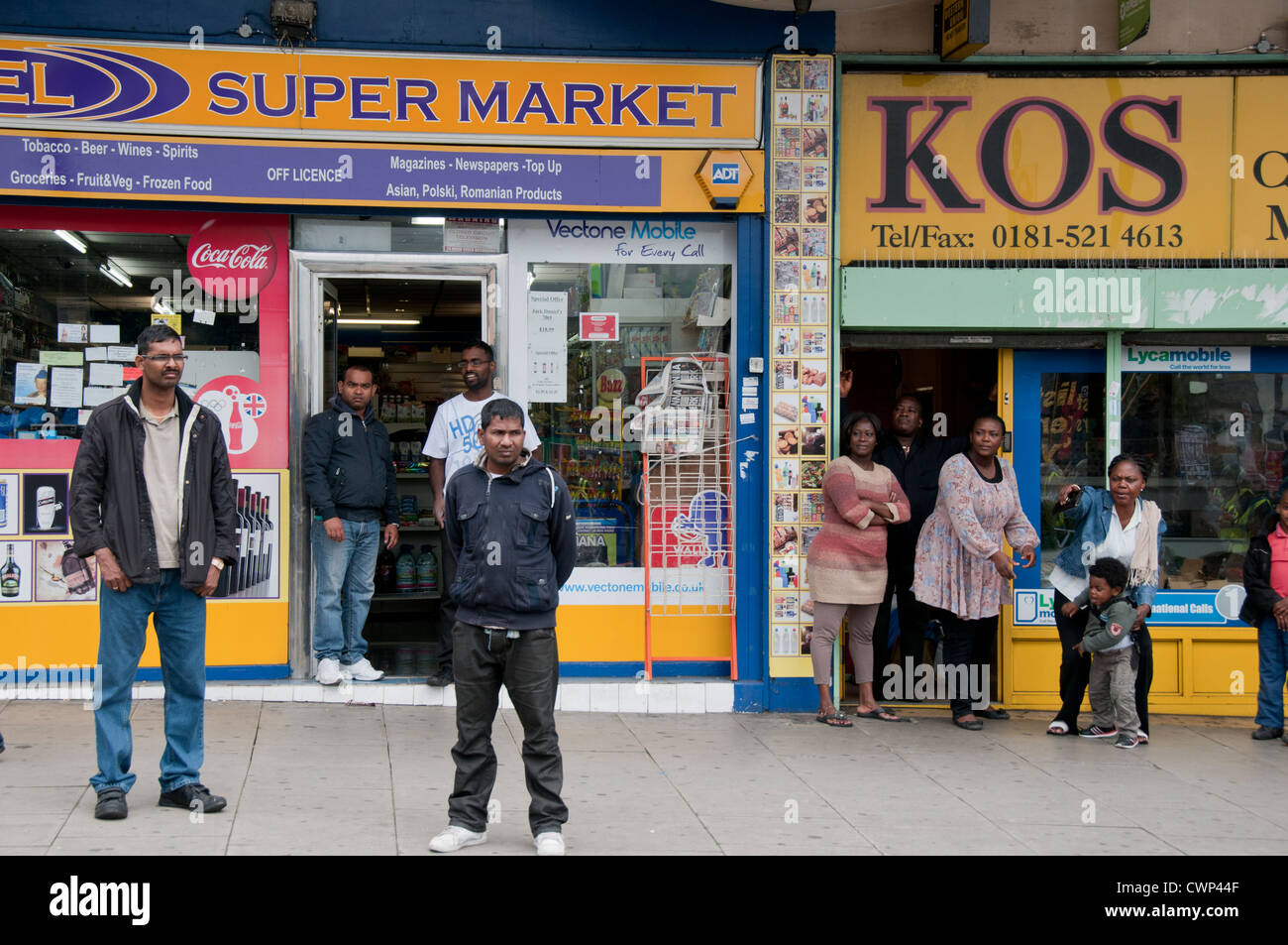 Multicultural street scenes in Walthamstow North London Stock Photo - Alamy