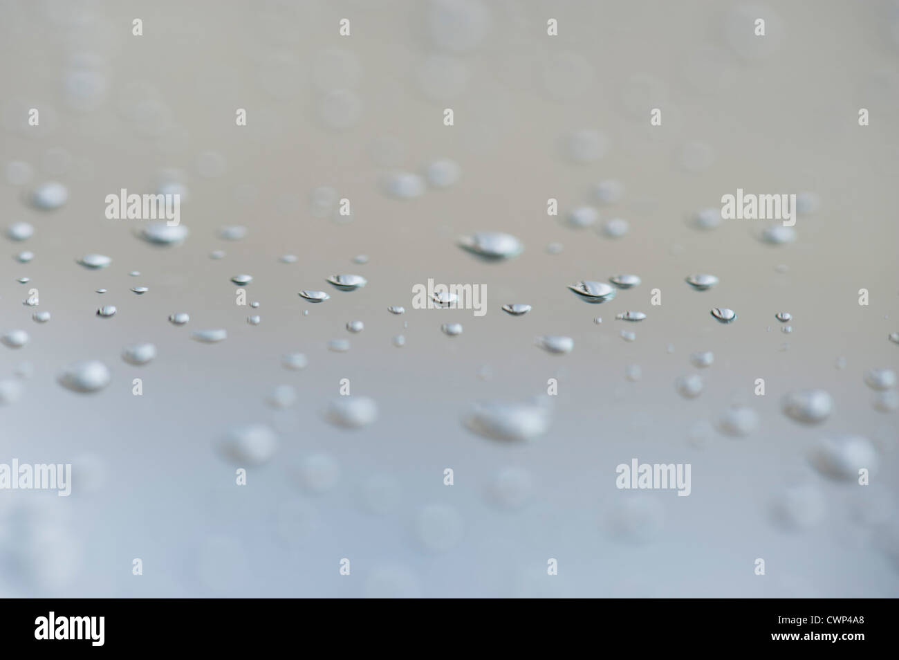 Water droplets on glass Stock Photo - Alamy