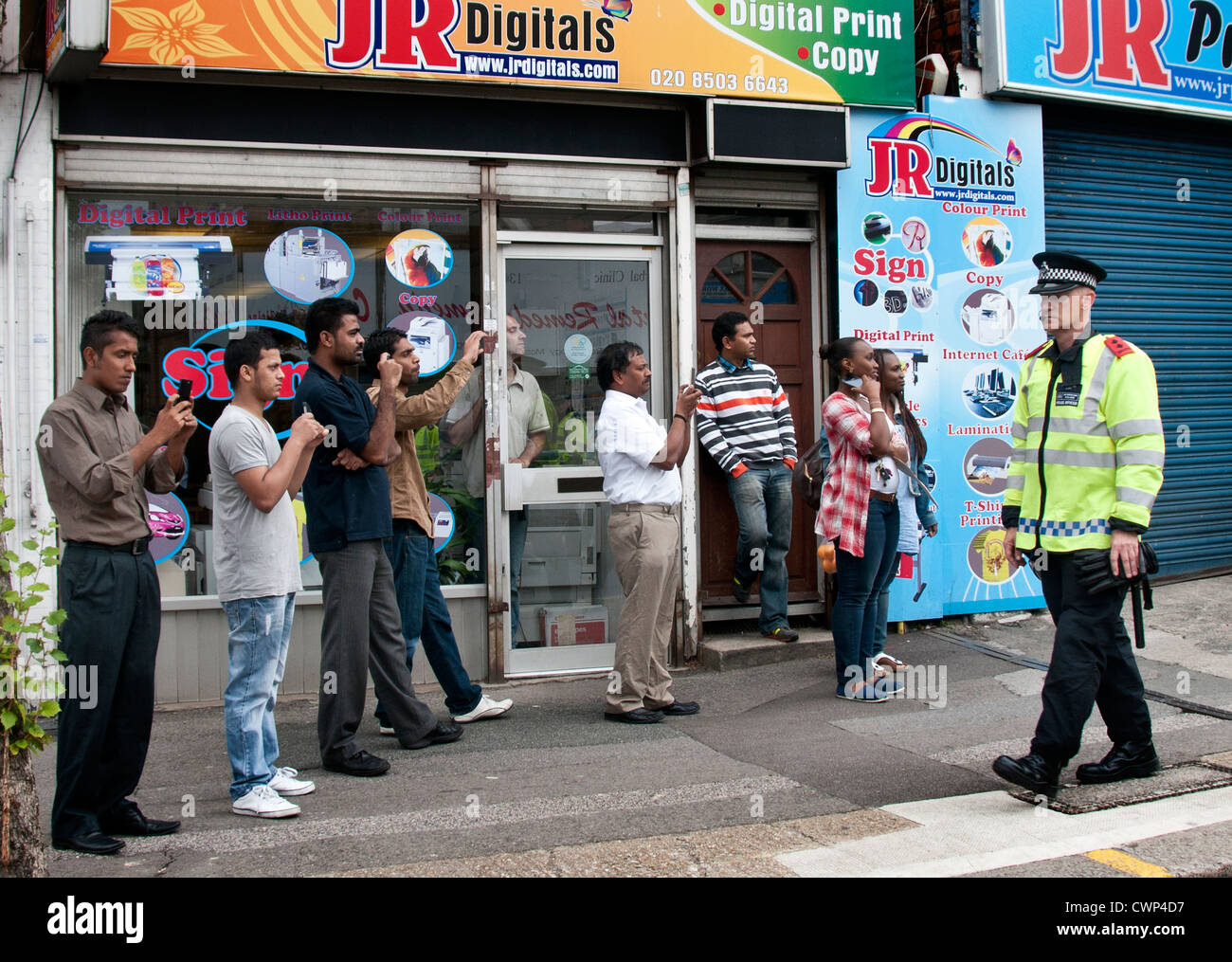 Multicultural street scenes in Walthamstow North London Stock Photo - Alamy