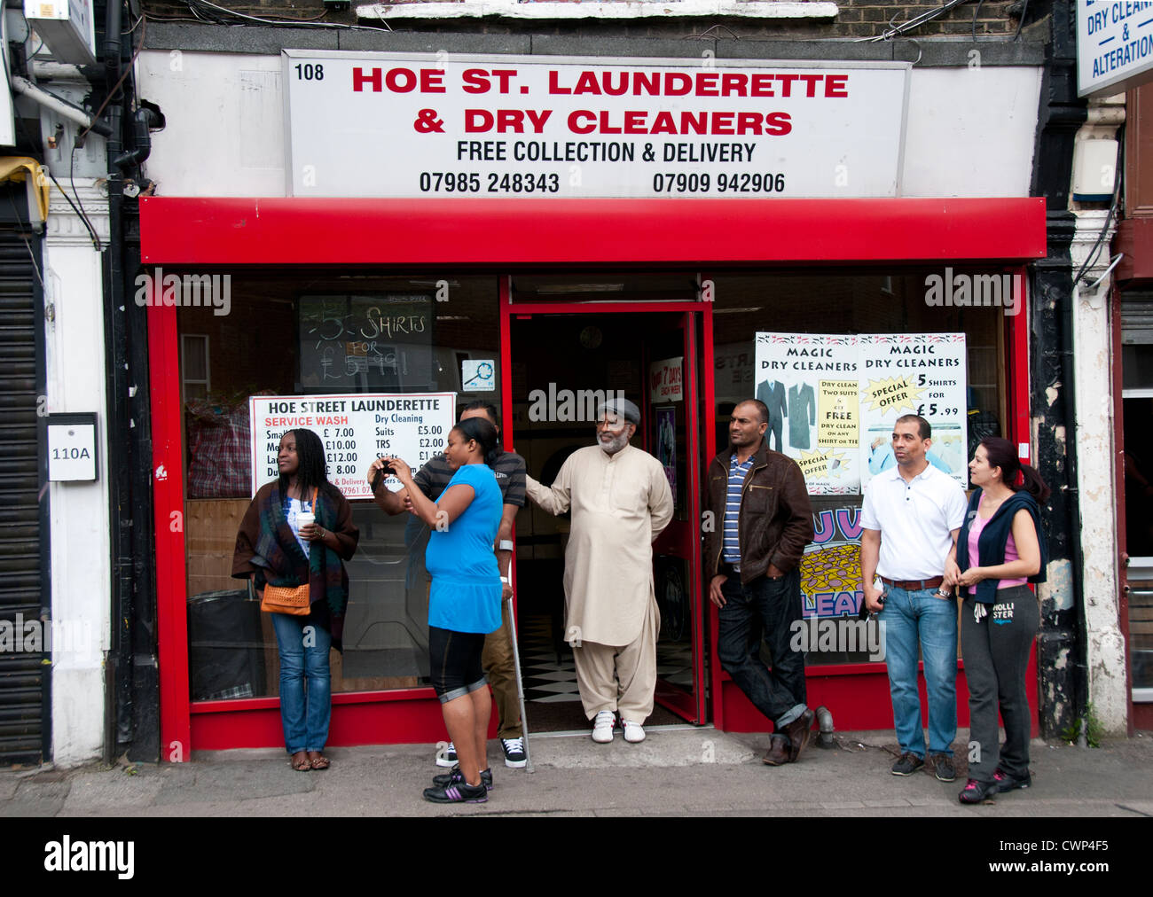 Multicultural street scenes in Walthamstow North London Stock Photo - Alamy