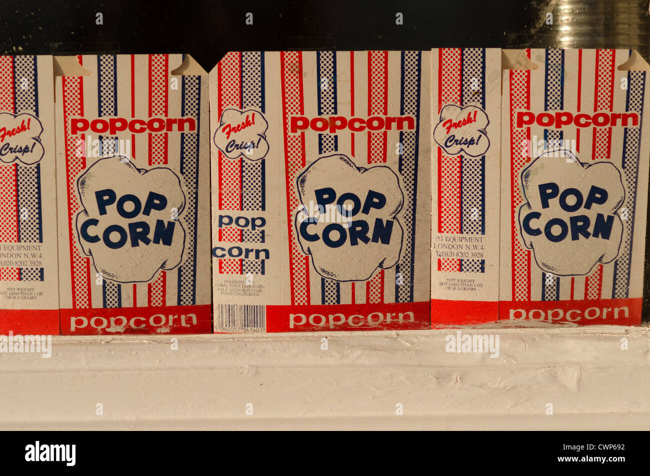 Pop corn box hi-res stock photography and images - Alamy