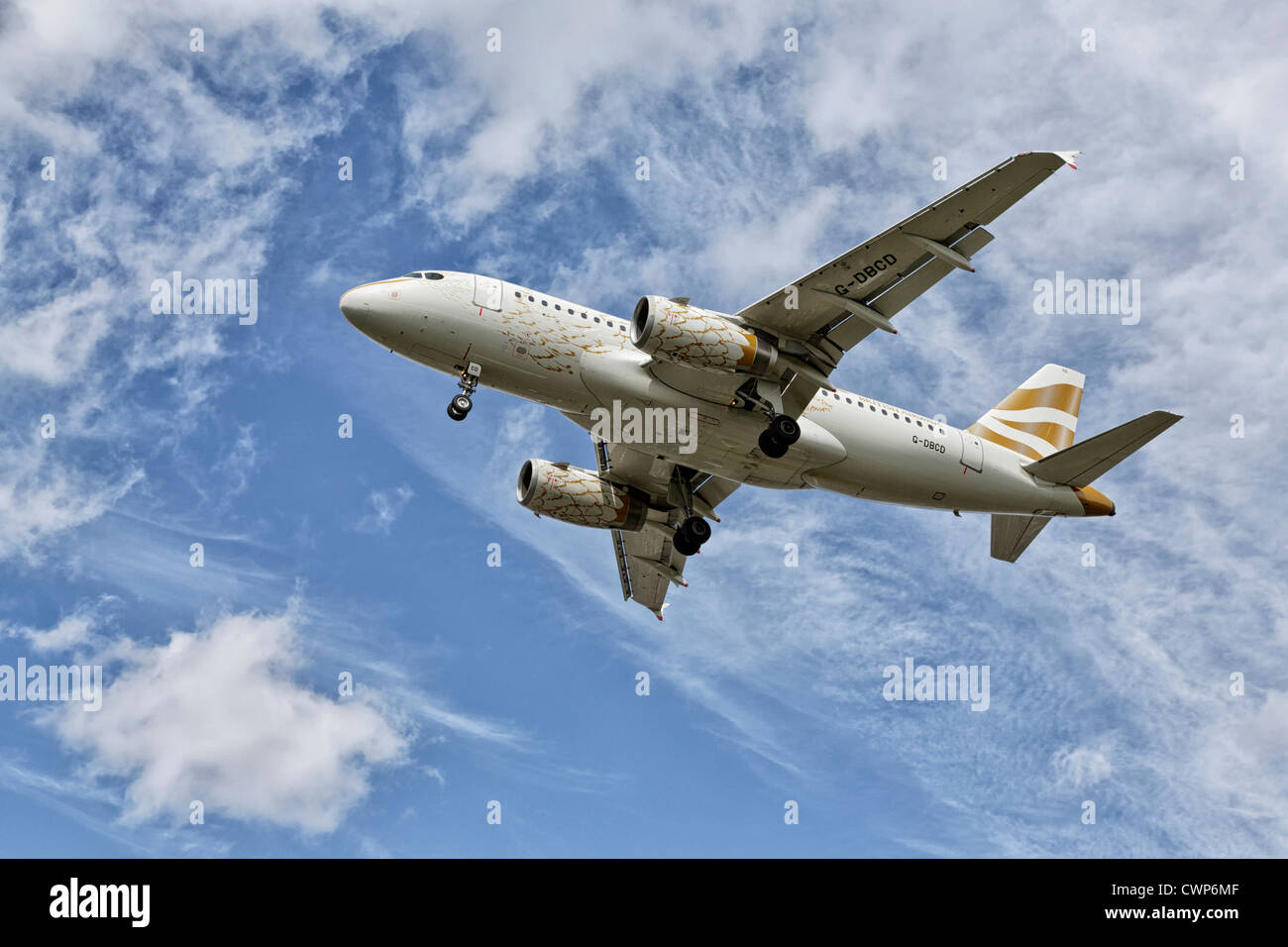An Airbus A320 of BA - British Airways on final approach Stock Photo ...