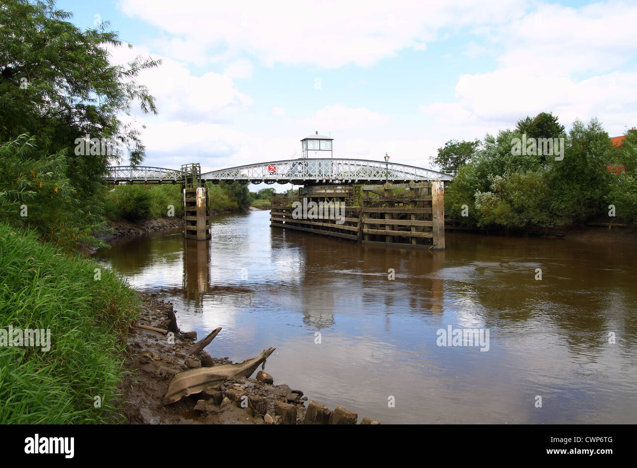 Bridge at Cawood Stock Photo - Alamy