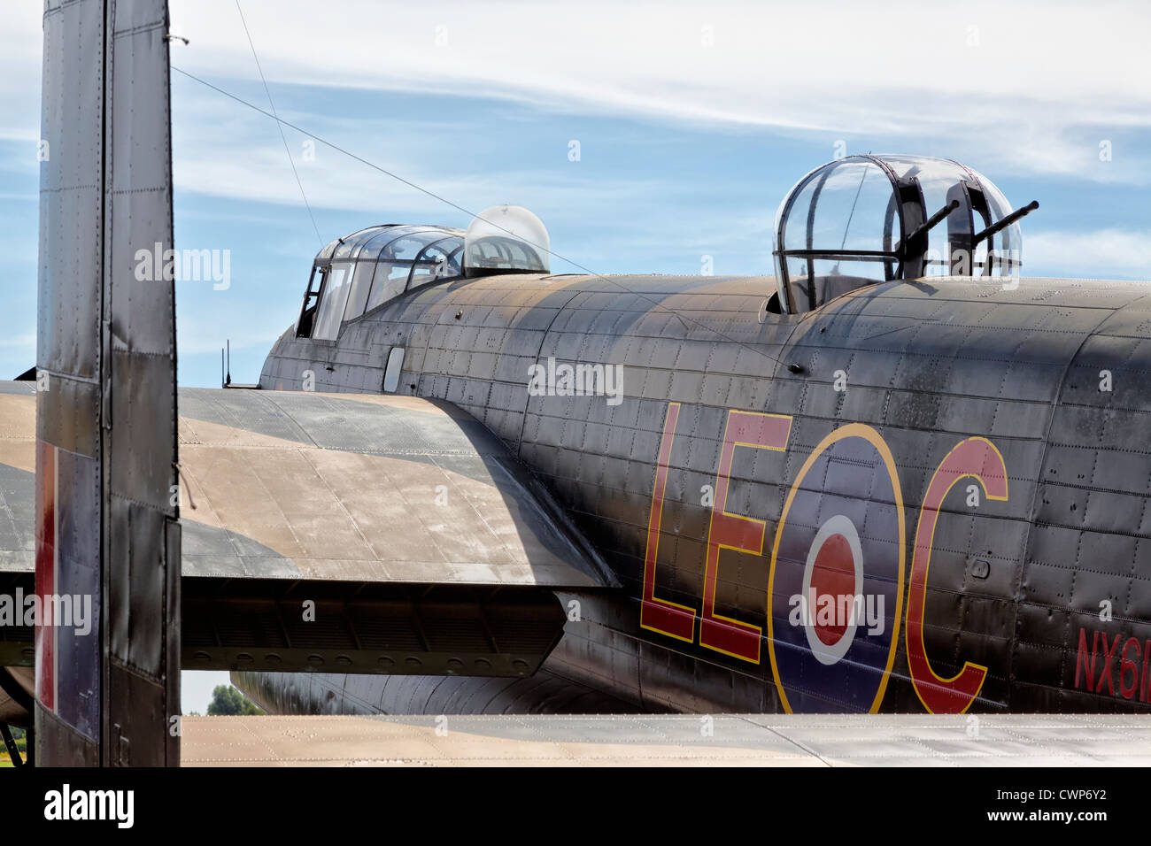 Avro Lancaster BI bomber of the RAF Stock Photo - Alamy