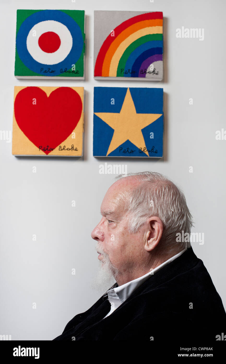Sir Peter Blake, artist, known affectionately as The Godfather of ...