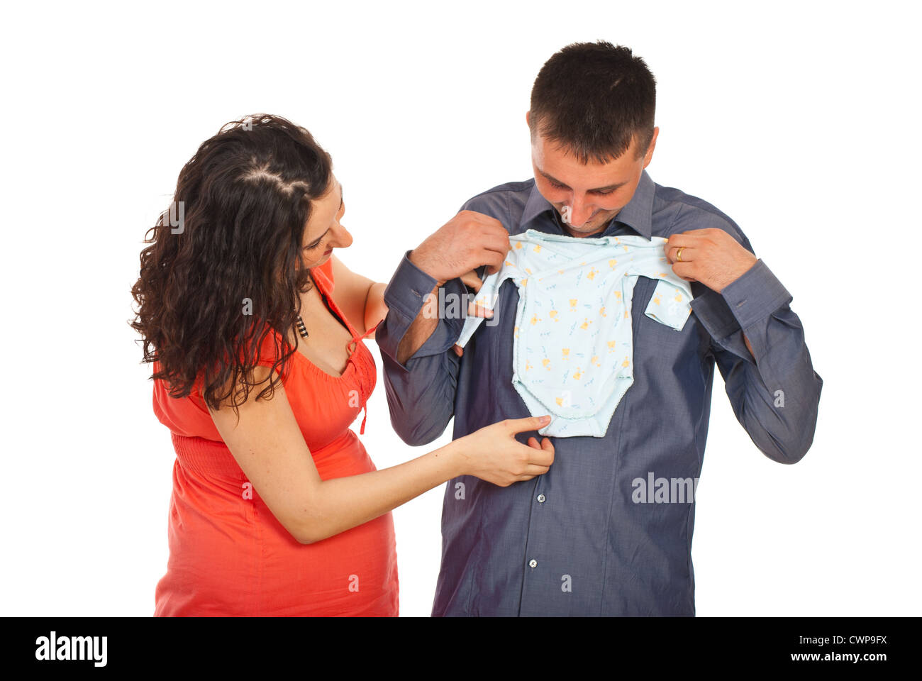 The young parents expecting their first baby hi-res stock photography ...