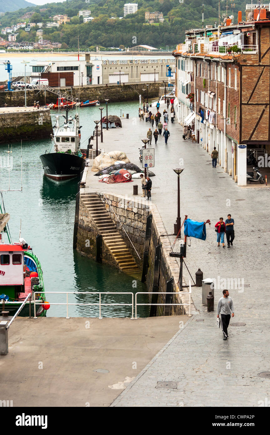 San Sebastian. Historic centre. Guipuzcoa. Basque Country. Spain ...