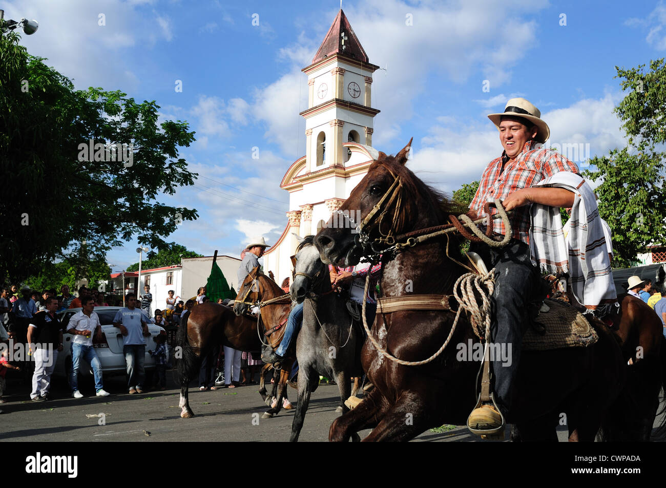" Cabalgata- Festival del Sanjuanero Huilense " in RIVERA . Department ...