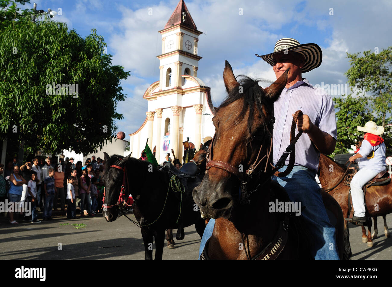 " Cabalgata- Festival del Sanjuanero Huilense " in RIVERA . Department ...