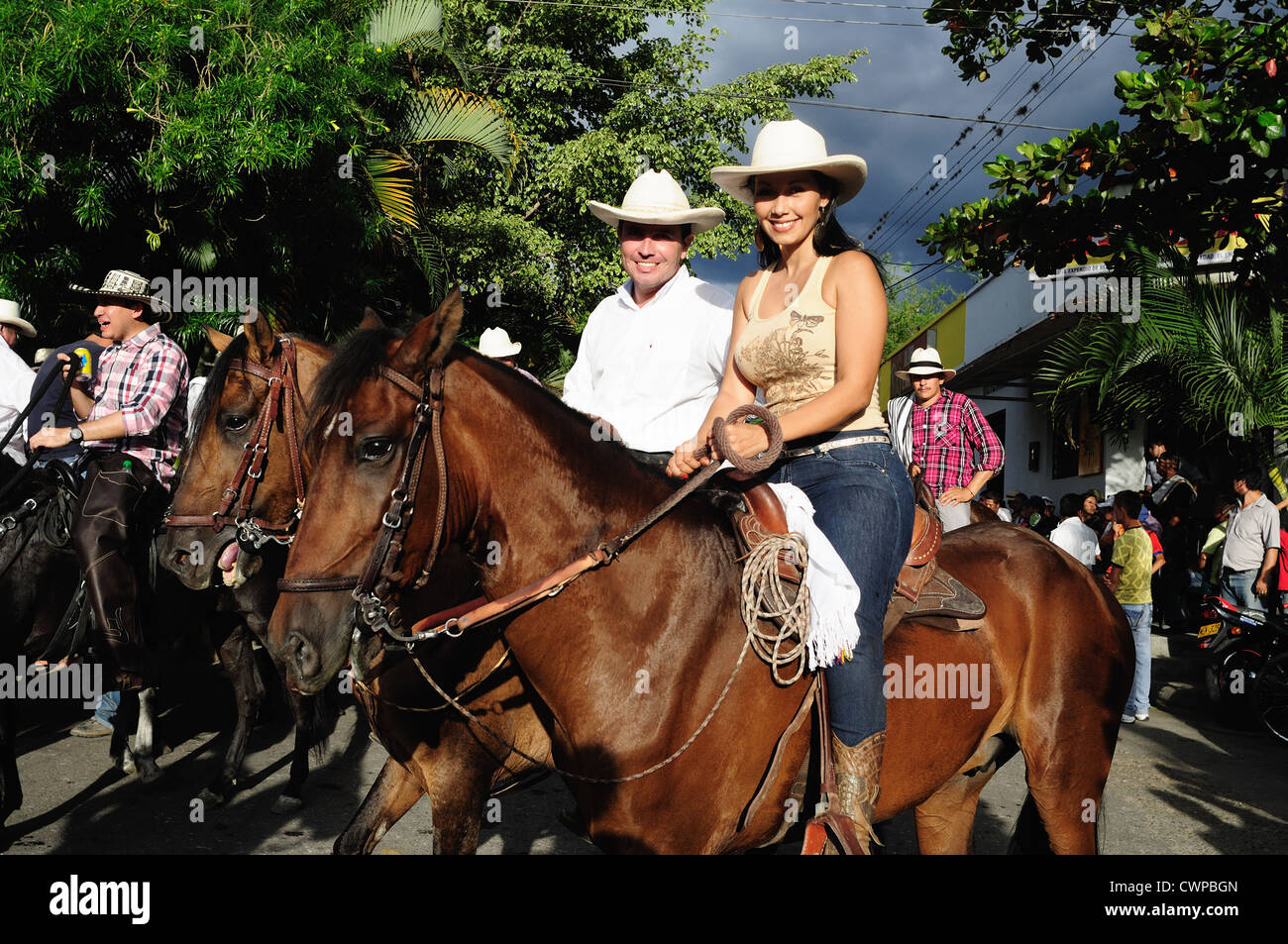 " Cabalgata- Festival del Sanjuanero Huilense " in RIVERA . Department ...