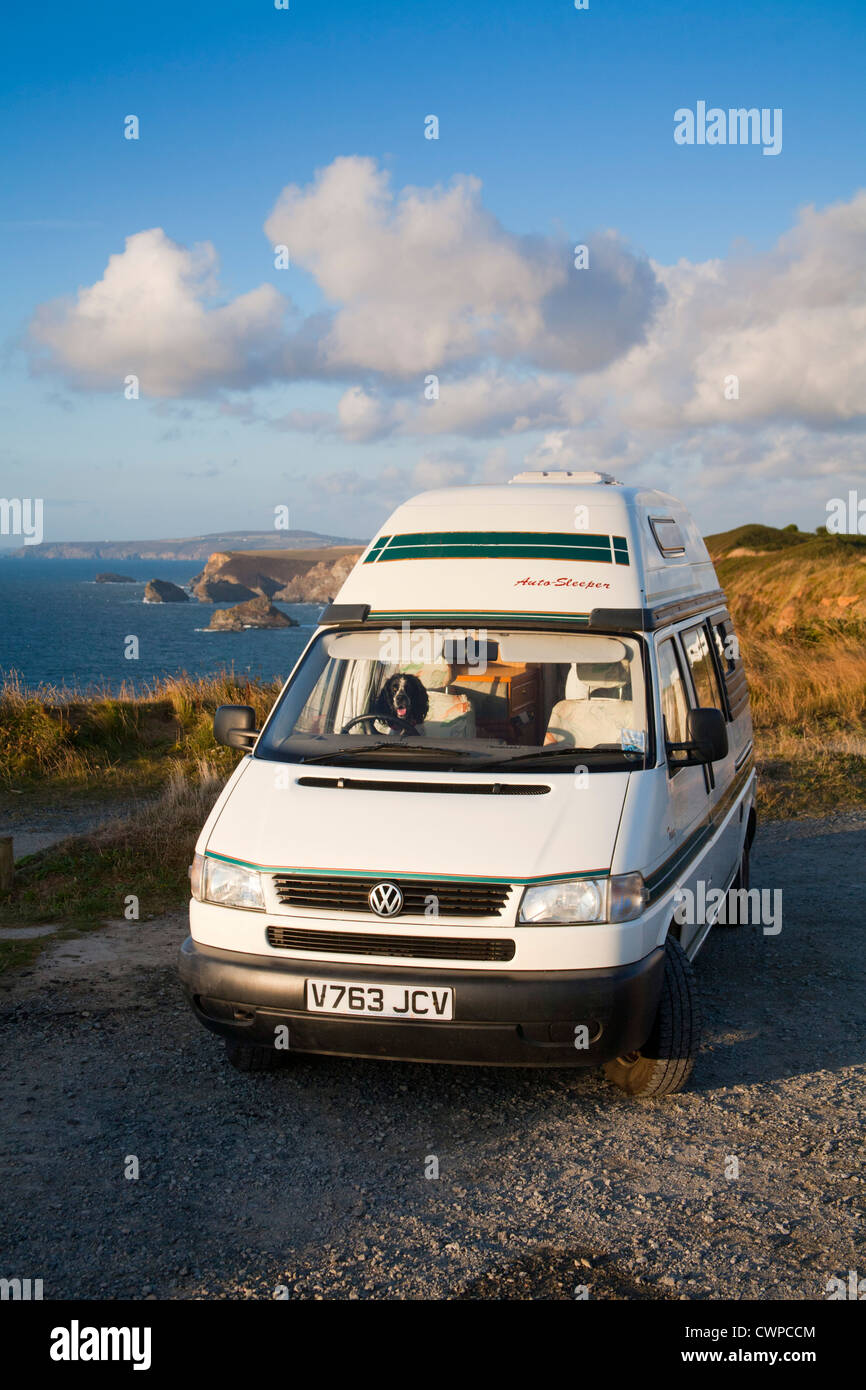 North cornwall camper van hi-res stock photography and images - Alamy