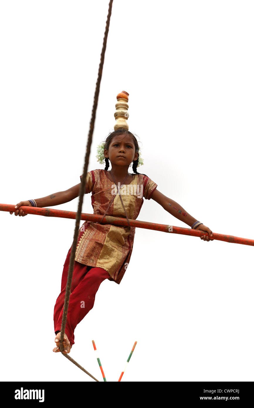 Tightrope Walker Circus Stock Photos & Tightrope Walker Circus Stock ...