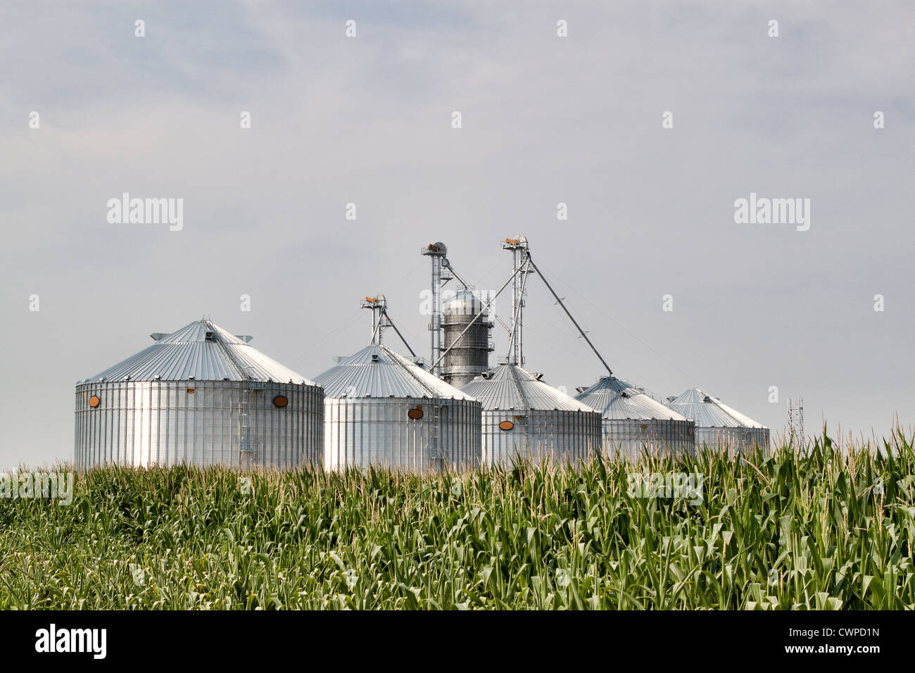 Metal silos hi-res stock photography and images - Alamy