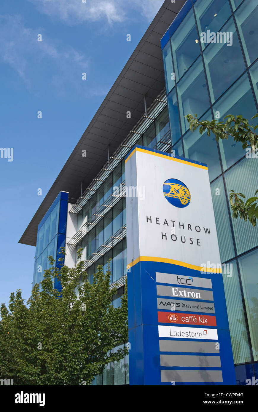 pillar sign for heathrow house, an office building near heathrow ...