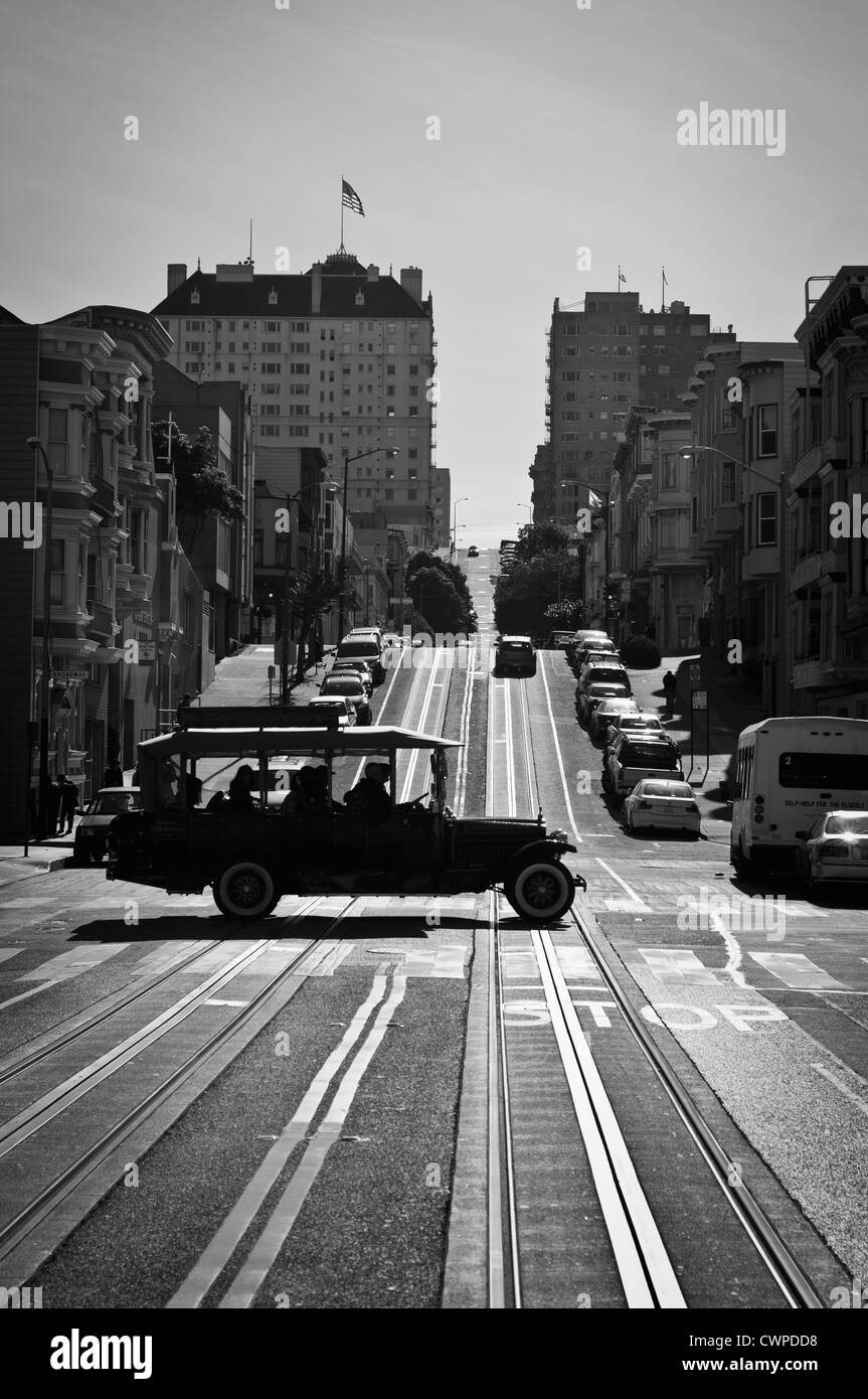 Old tram rails hi-res stock photography and images - Alamy