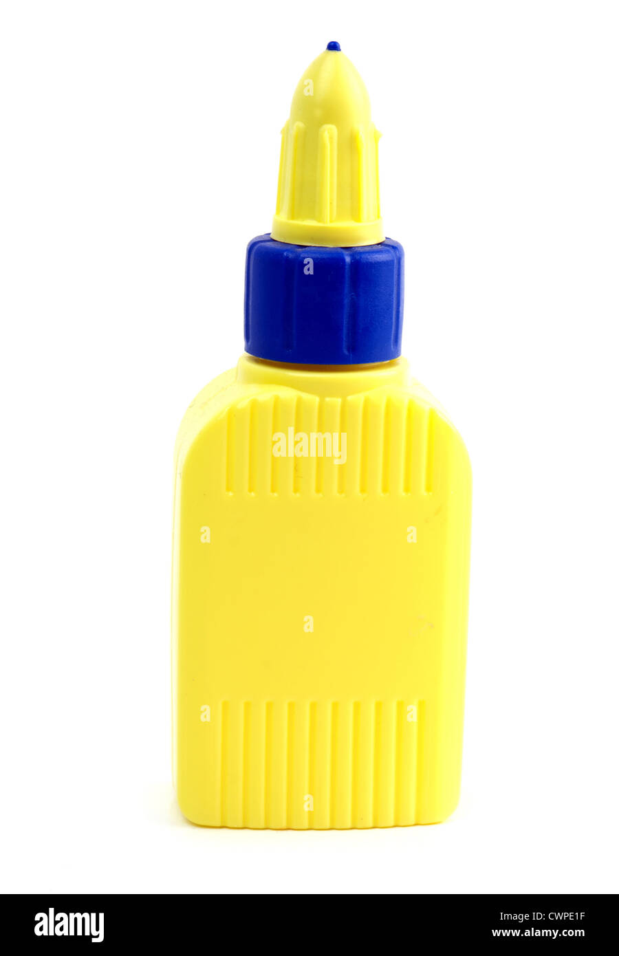 glue container isolated on a white background Stock Photo - Alamy