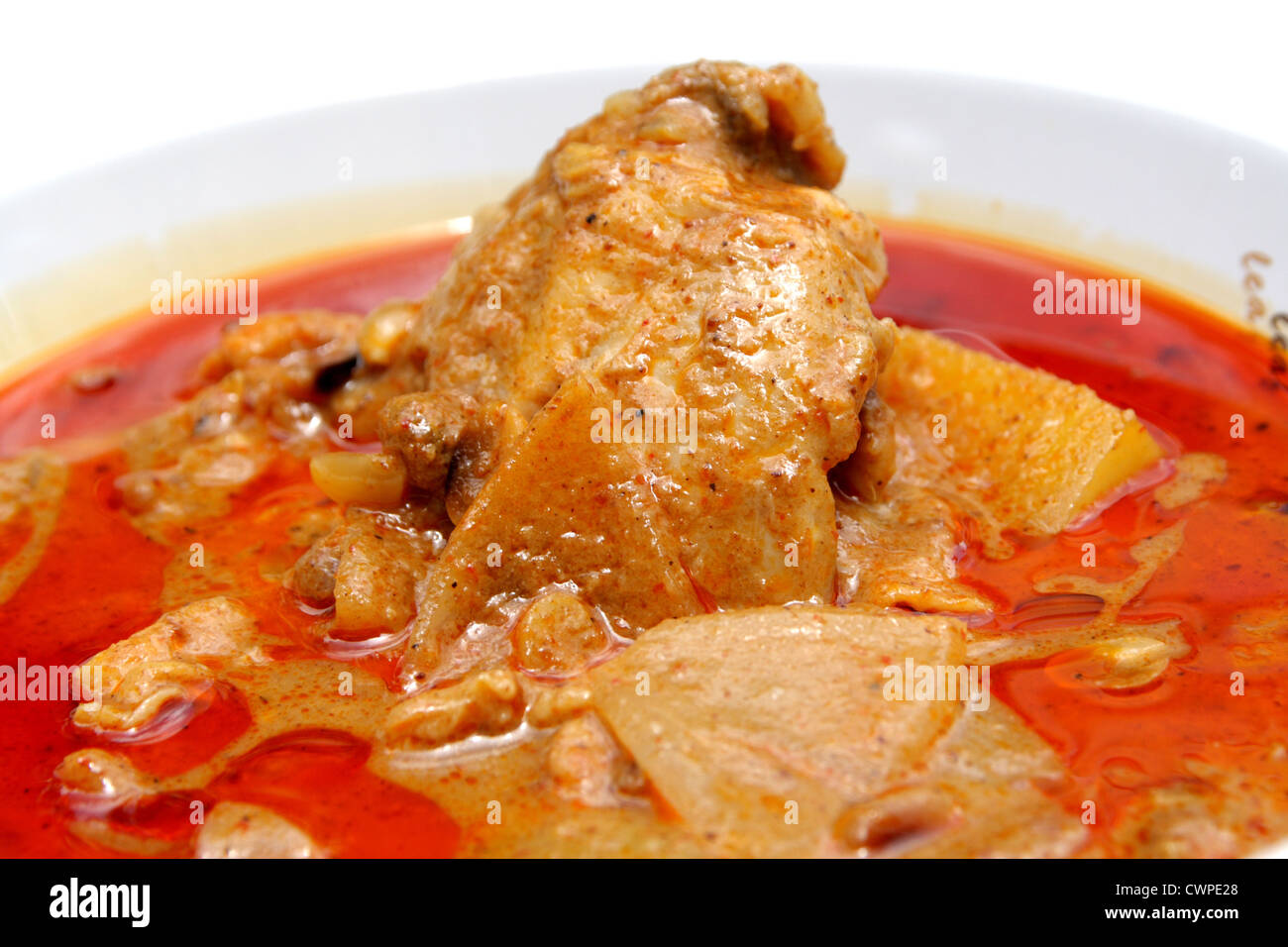 Thai food , Massaman chicken curry Stock Photo - Alamy