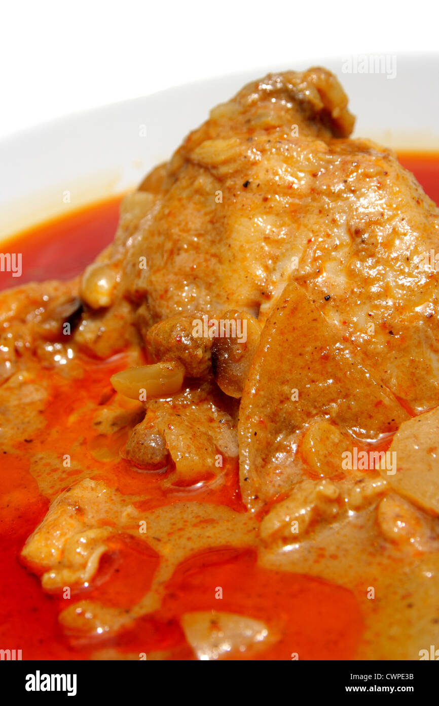 Thai food , Massaman chicken curry Stock Photo - Alamy