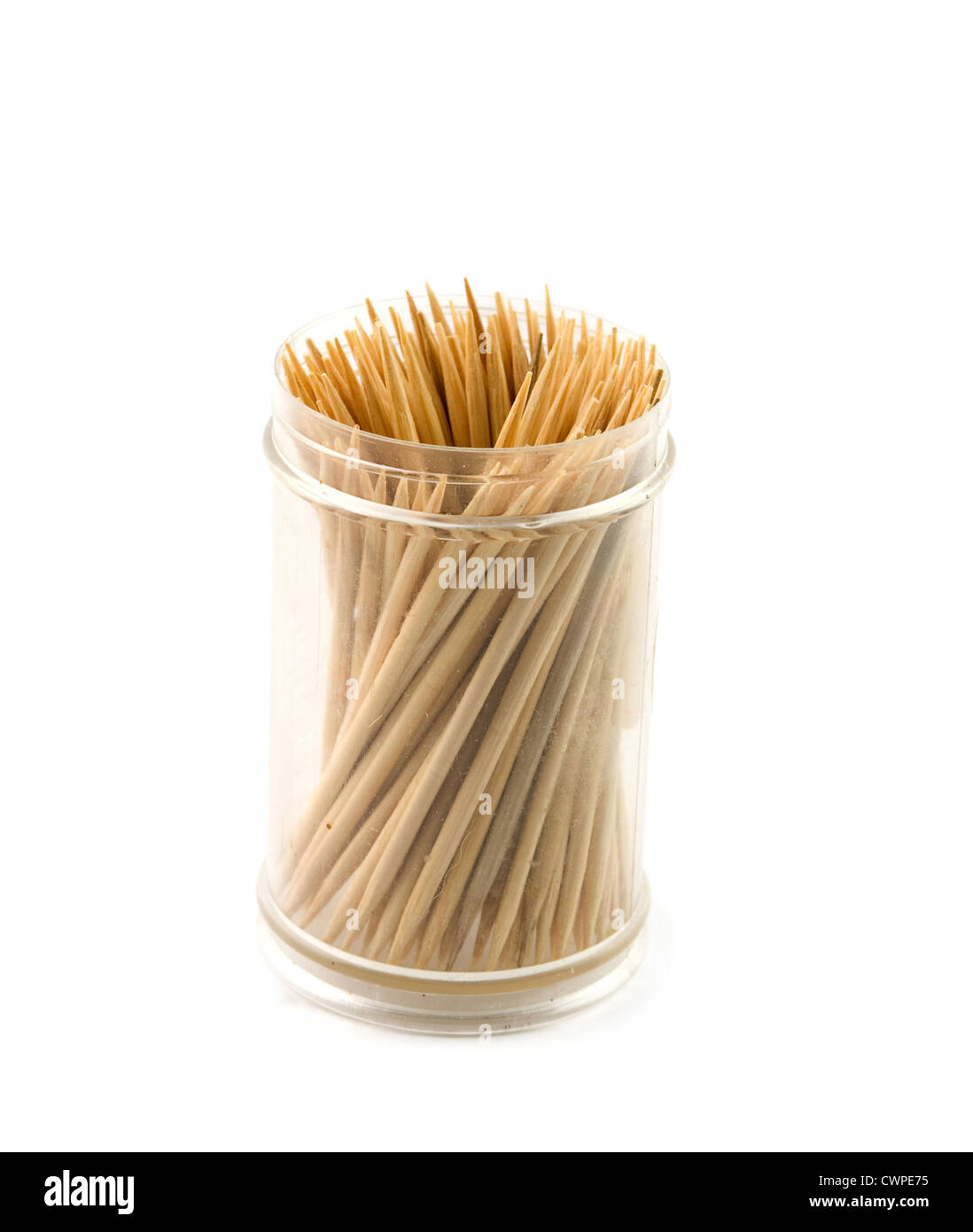 toothpicks is isolated on white Stock Photo - Alamy