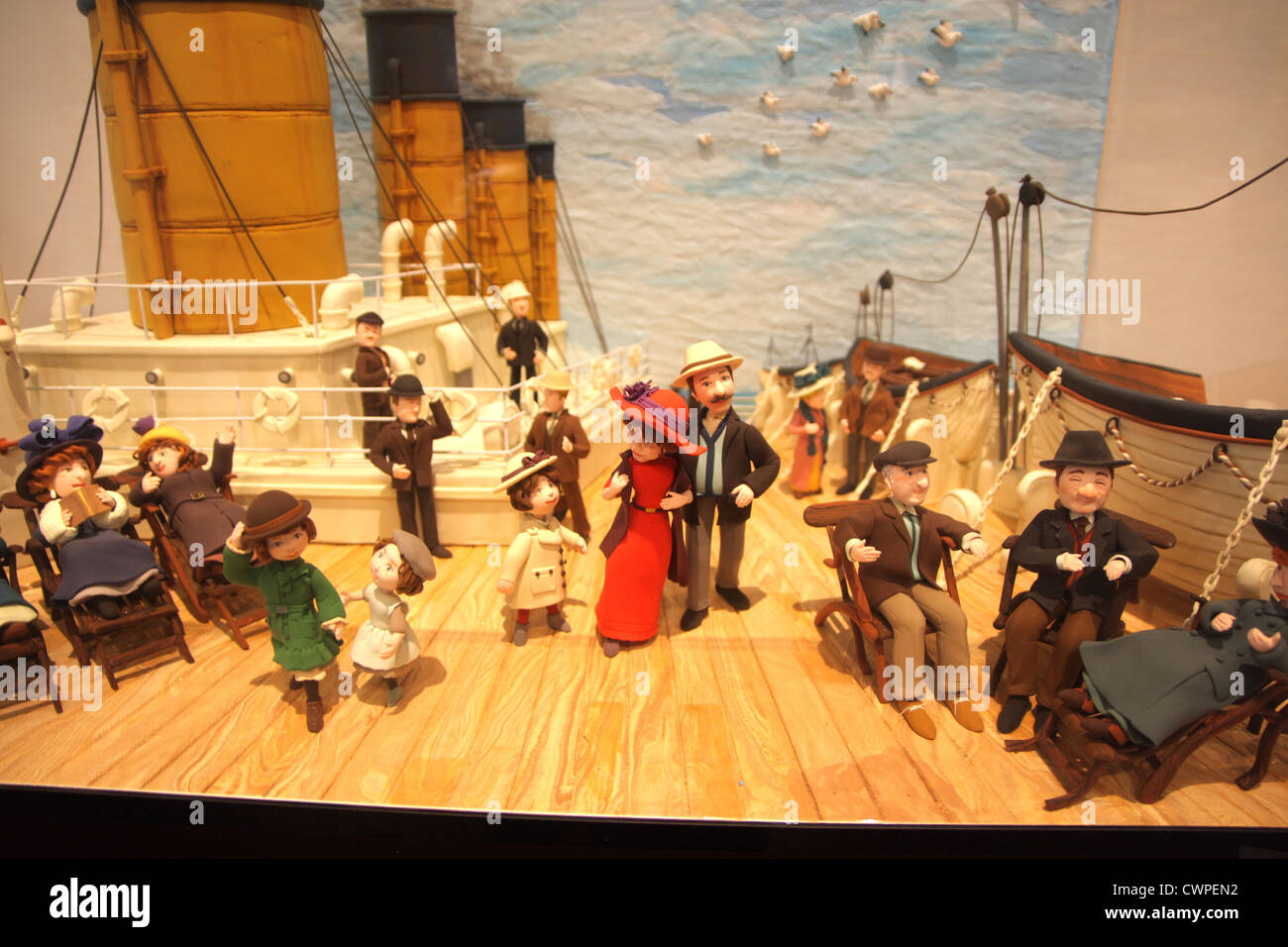 Titanic clay model display in hi-res stock photography and images - Alamy