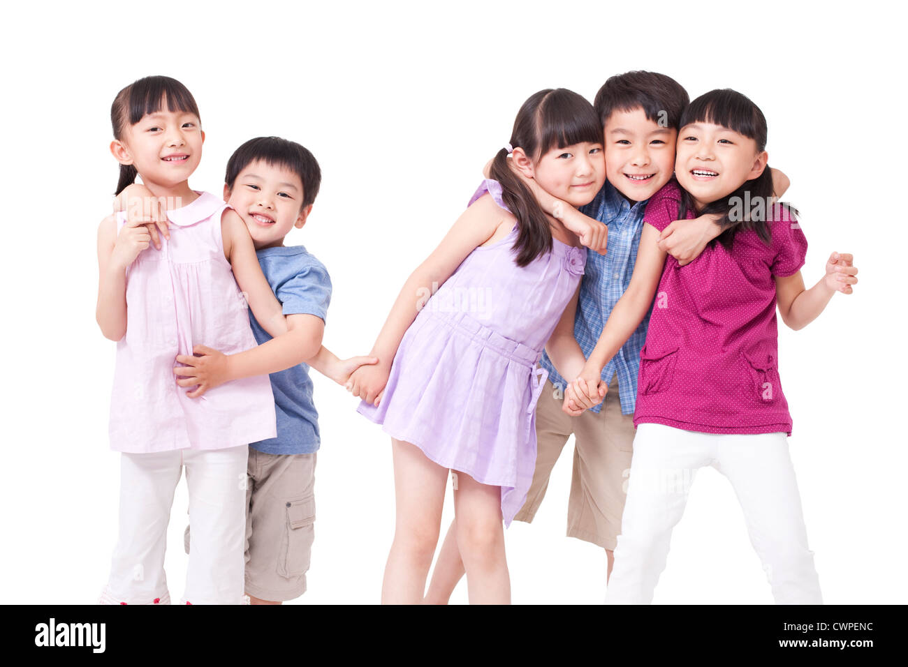 Children hugging each other Stock Photo - Alamy