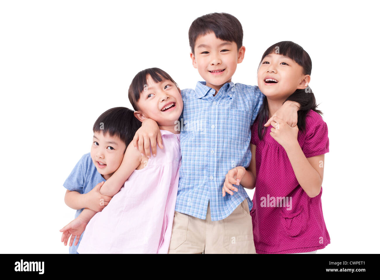 Children hugging each other Stock Photo - Alamy