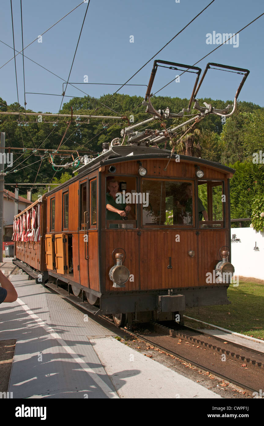 Le Petit Train de la Rhune southwest France Stock Photo - Alamy