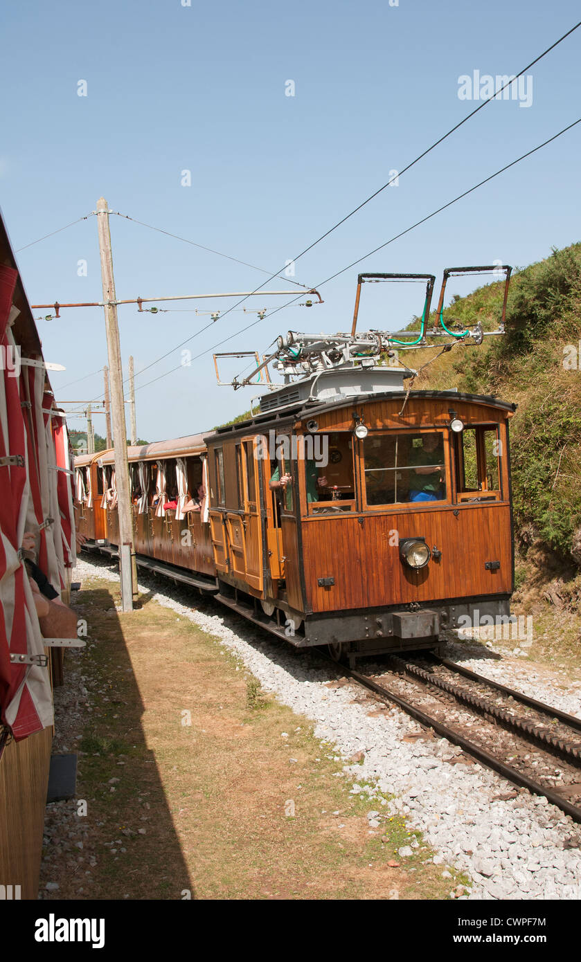 Le Petit Train de la Rhune southwest France Stock Photo - Alamy