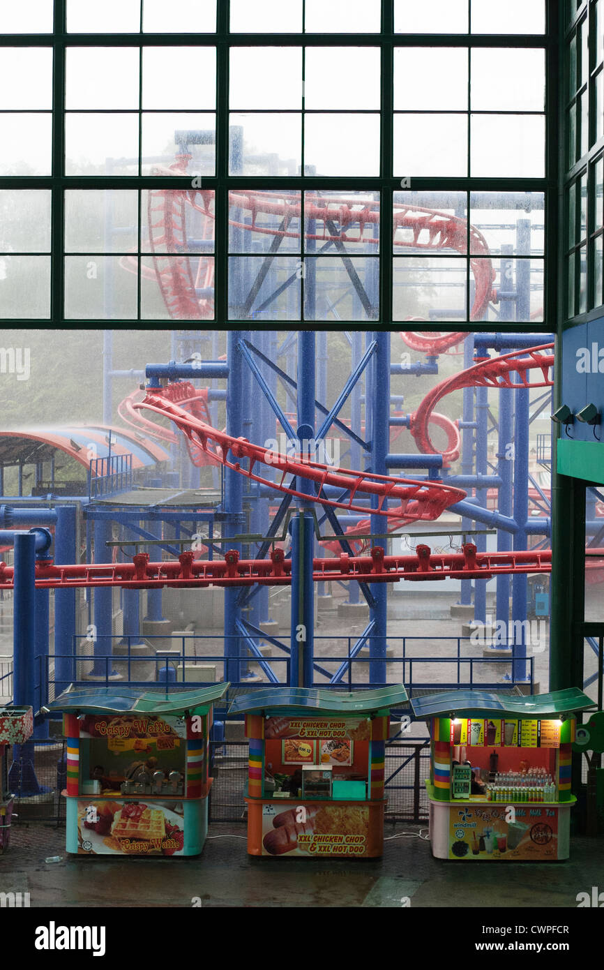 Fun at the Genting Theme Park in Genting Highlands with rides and ...