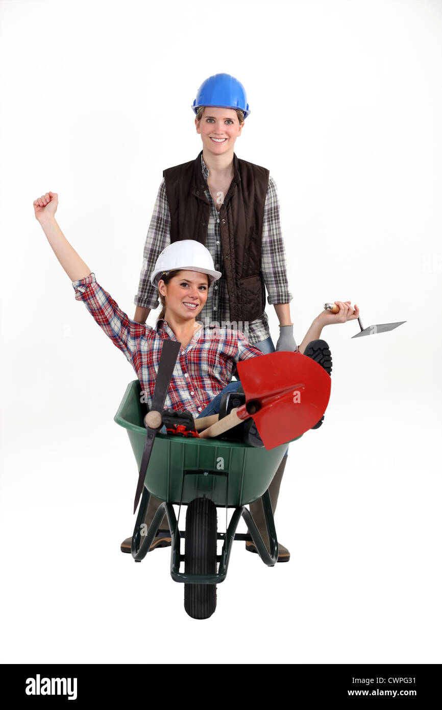 Female masons hi-res stock photography and images - Alamy