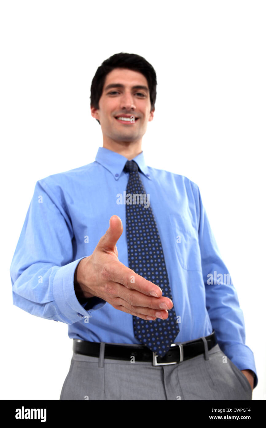 Men shaking hands Stock Photo - Alamy