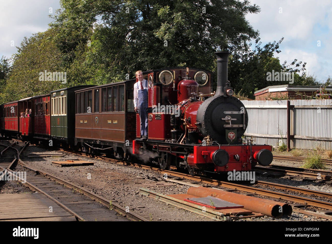 Talyllyn Railway - engine No 2 "Dolgoch" (built by Fletcher Jennings ...
