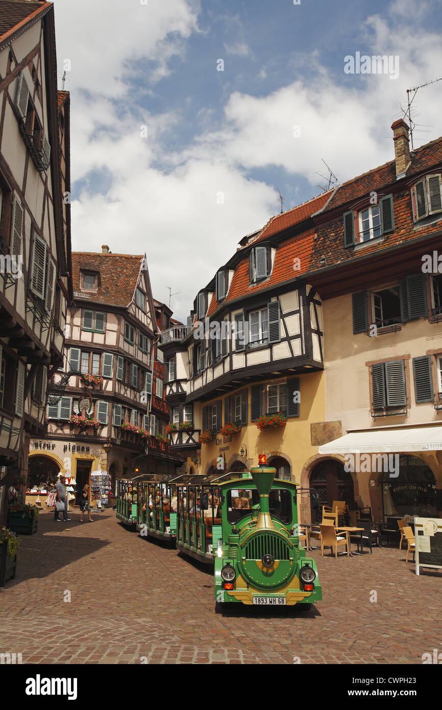 Little Tourist Train, Colmar, Alsace, France Stock Photo - Alamy