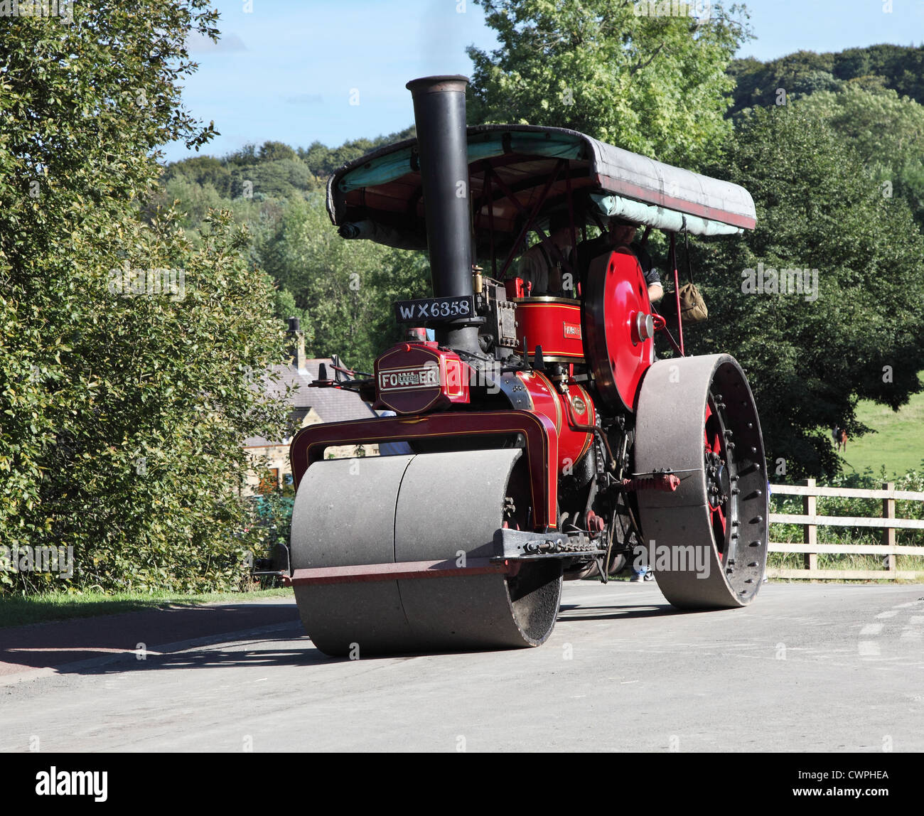 1931 Fowler steam road roller "Rambler" Beamish Museum, north east ...