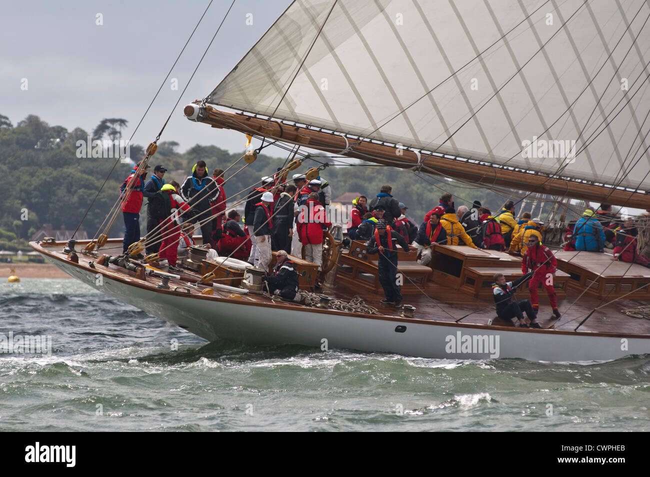 Classic race yacht hi-res stock photography and images - Alamy
