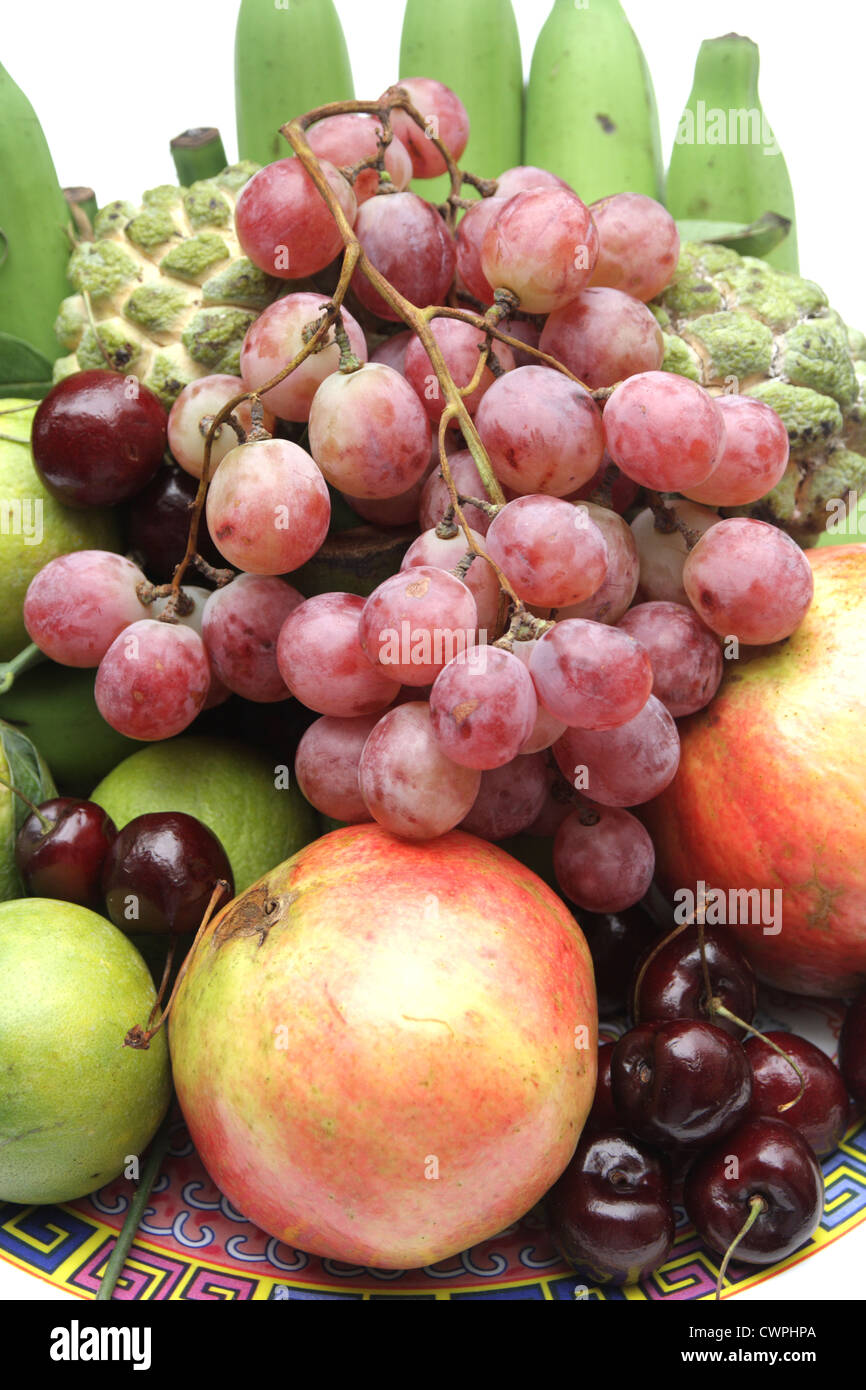 Various kind of Fruits Stock Photo - Alamy