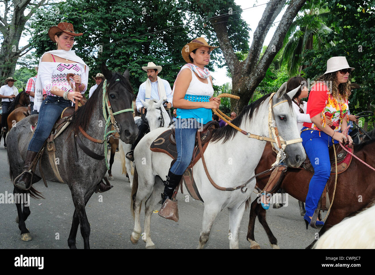 " Cabalgata- Festival del Sanjuanero Huilense " in RIVERA . Department ...