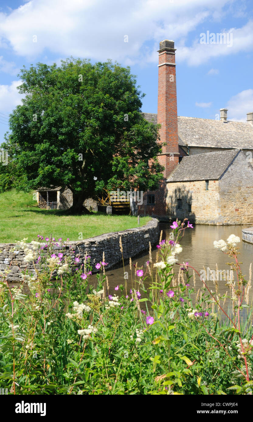 The Old Mill (now a museum), on the River Eye, in Lower Slaughter ...