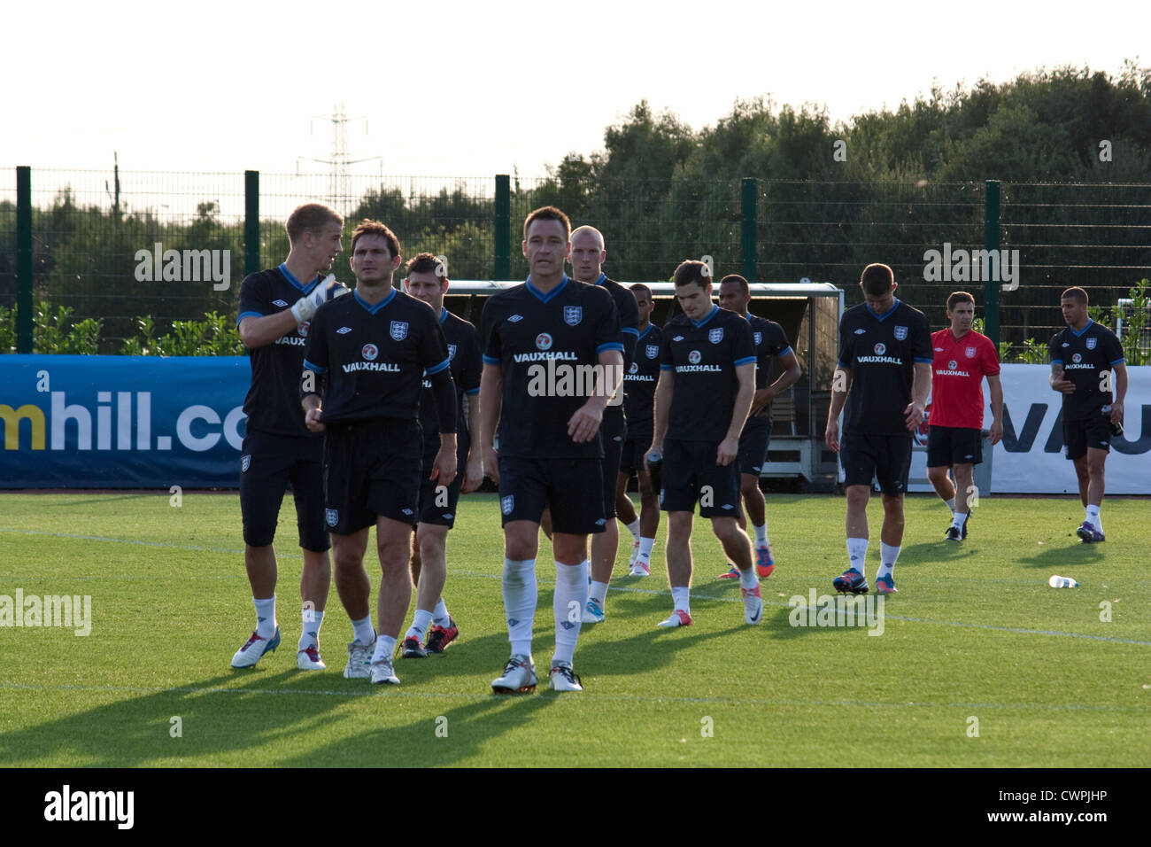 England football team training Stock Photo - Alamy