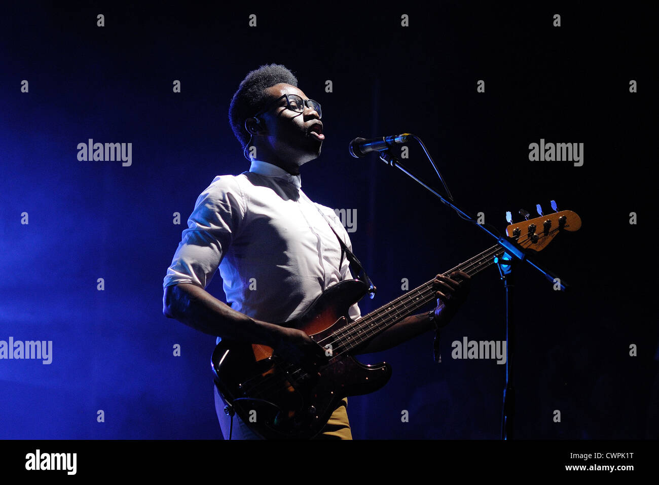 MADRID, SPAIN - JUNE 23: Metronomy band performs at Dia de la Musica ...