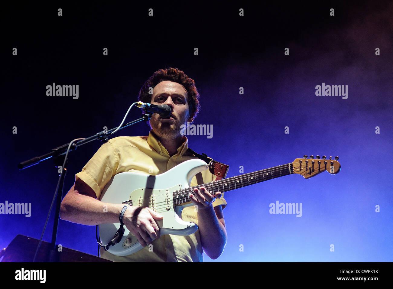 MADRID, SPAIN - JUNE 23: Metronomy band performs at Dia de la Musica ...