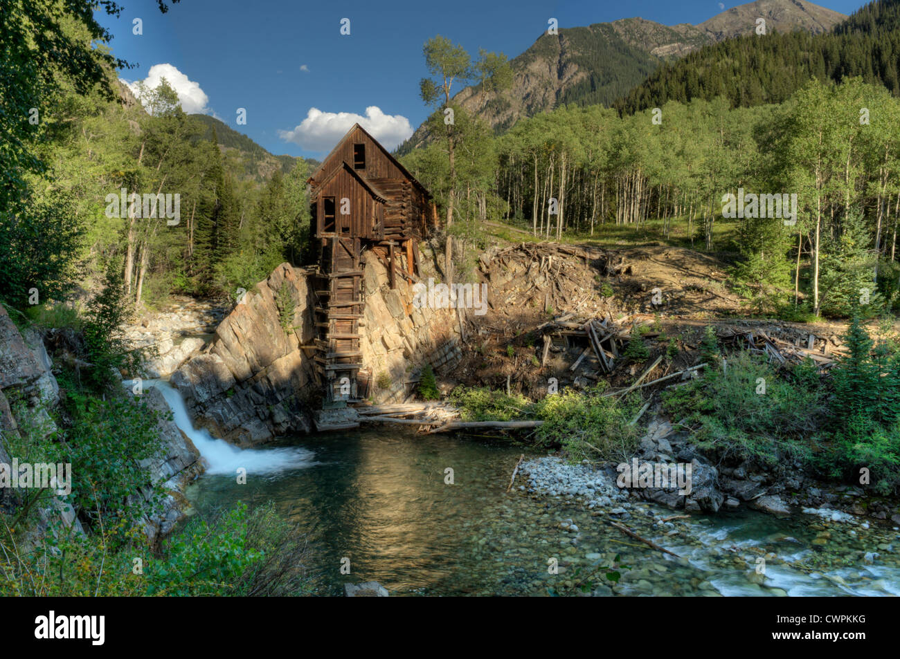 The so-called "Crystal mill" near Marble, Colorado Stock Photo - Alamy